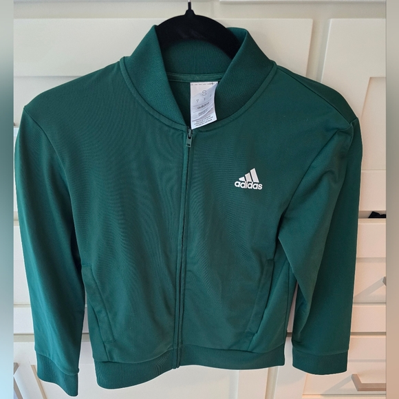 adidas | Jackets & Coats | Adidas Green Track Jacket | Poshmark